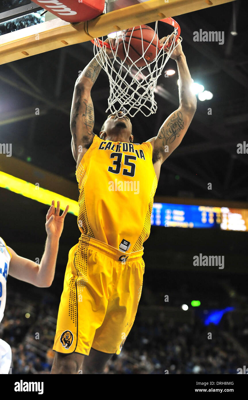 Los Angeles, CA, USA. 26th Jan, 2014. California Golden Bears forward ...