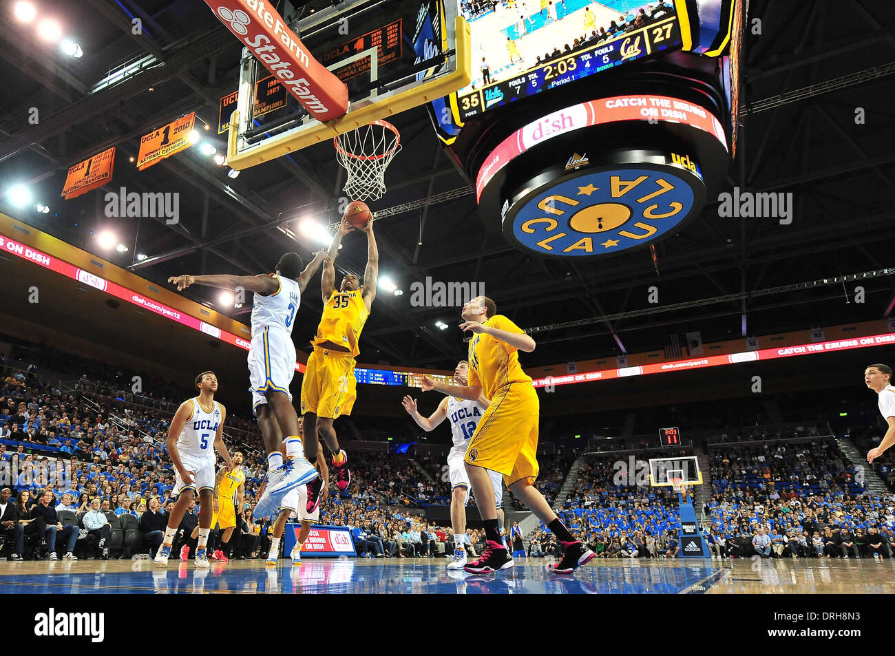 Los Angeles, CA, USA. 26th Jan, 2014. California Golden Bears forward ...