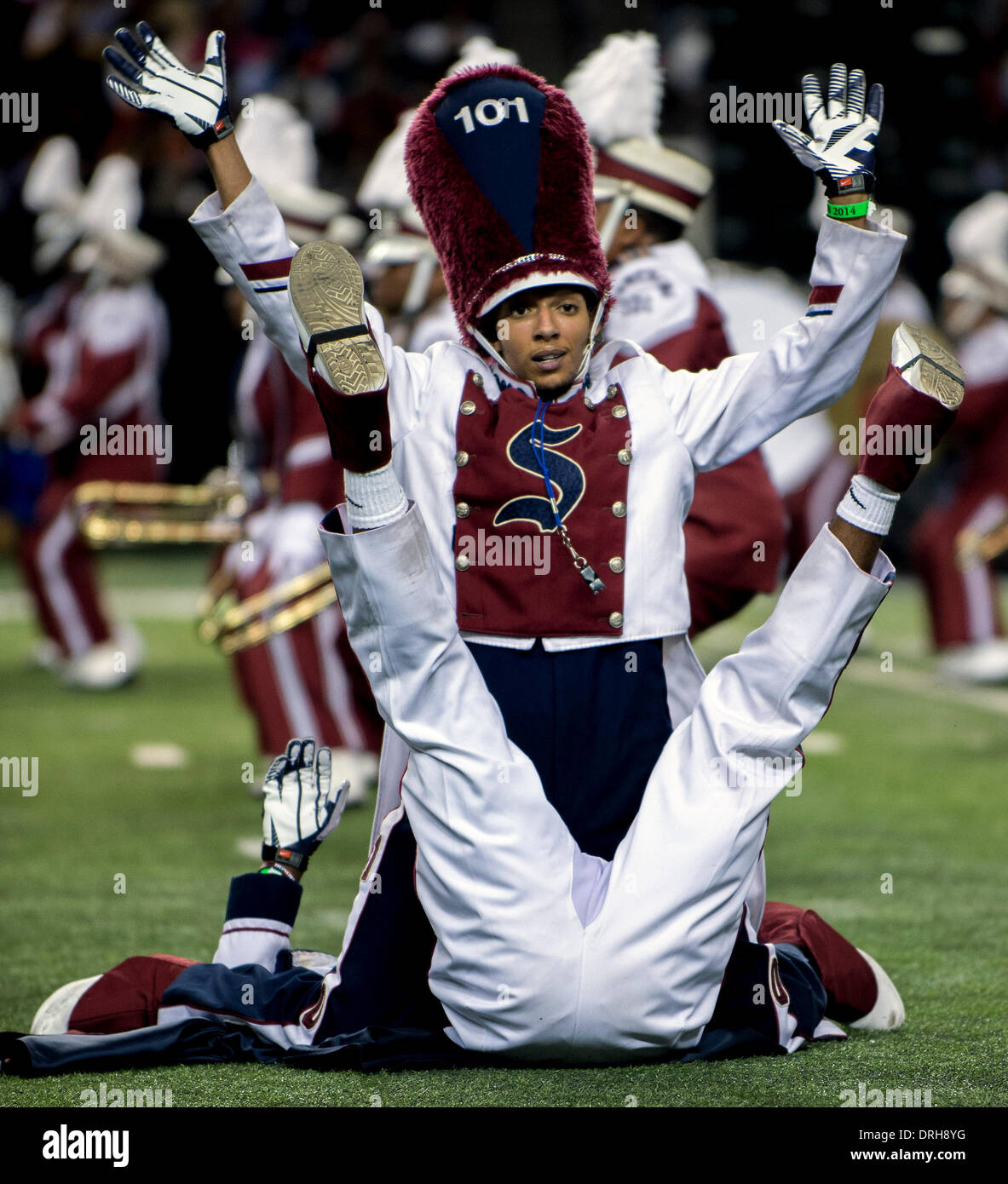 Atlanta, Georgia, USA. 25th Jan, 2014. The Marching 101 from South ...