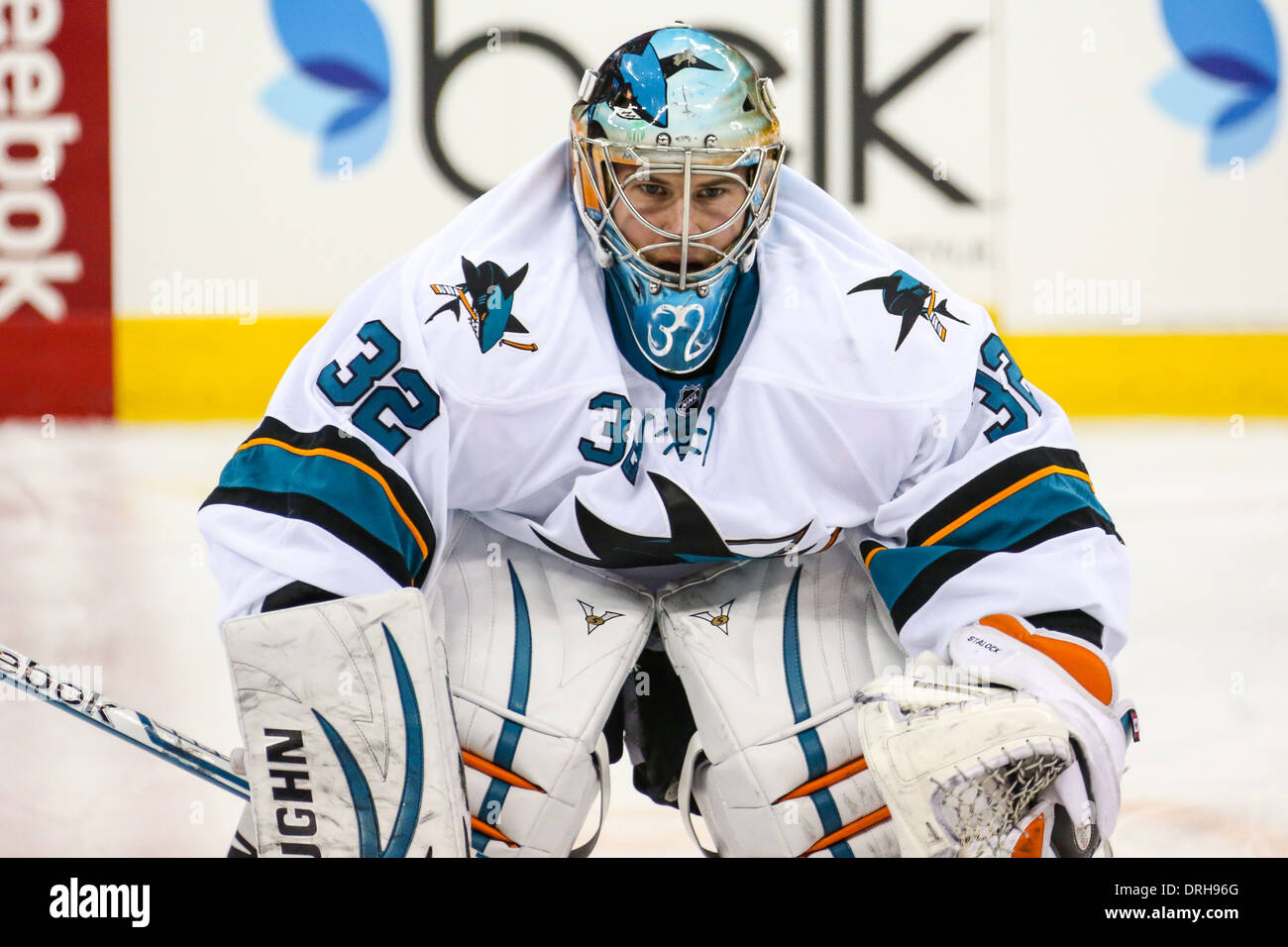 San Jose Sharks goalie Alex Stalock Stock Photo - Alamy
