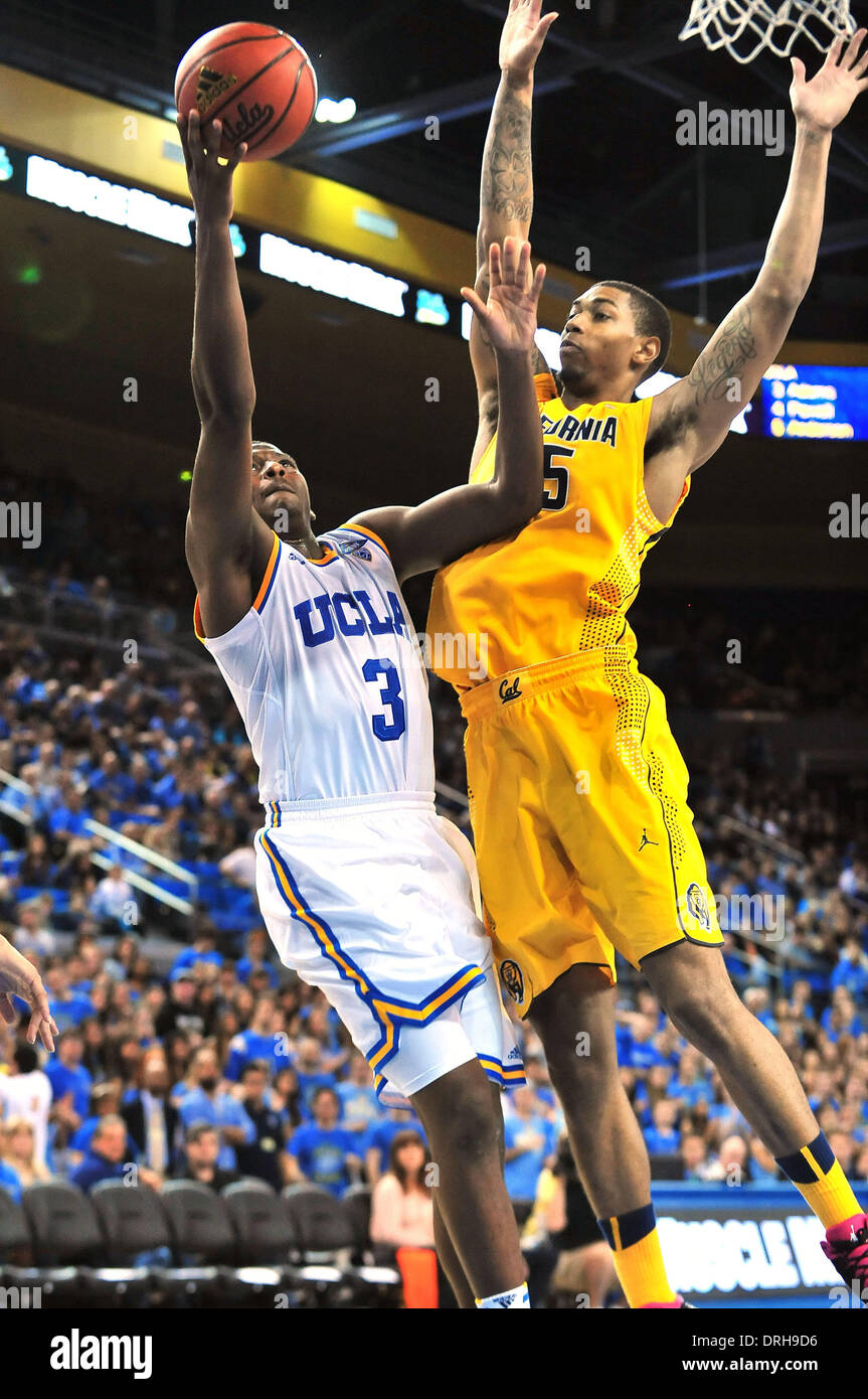Los Angeles, CA, USA. 26th Jan, 2014. UCLA Bruins guard Jordan Adams #3 ...