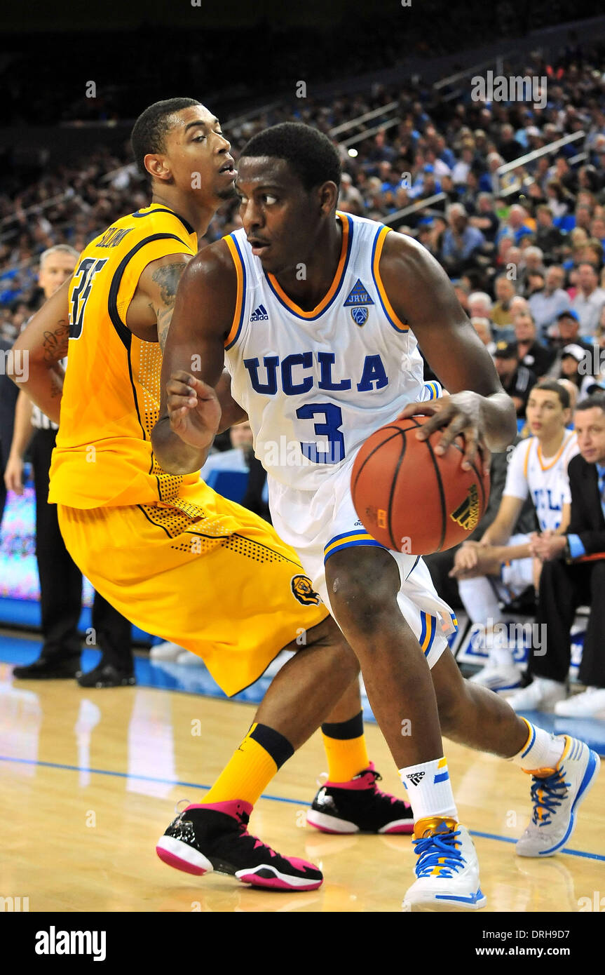 Los Angeles, CA, USA. 26th Jan, 2014. UCLA Bruins guard Jordan Adams #3 ...