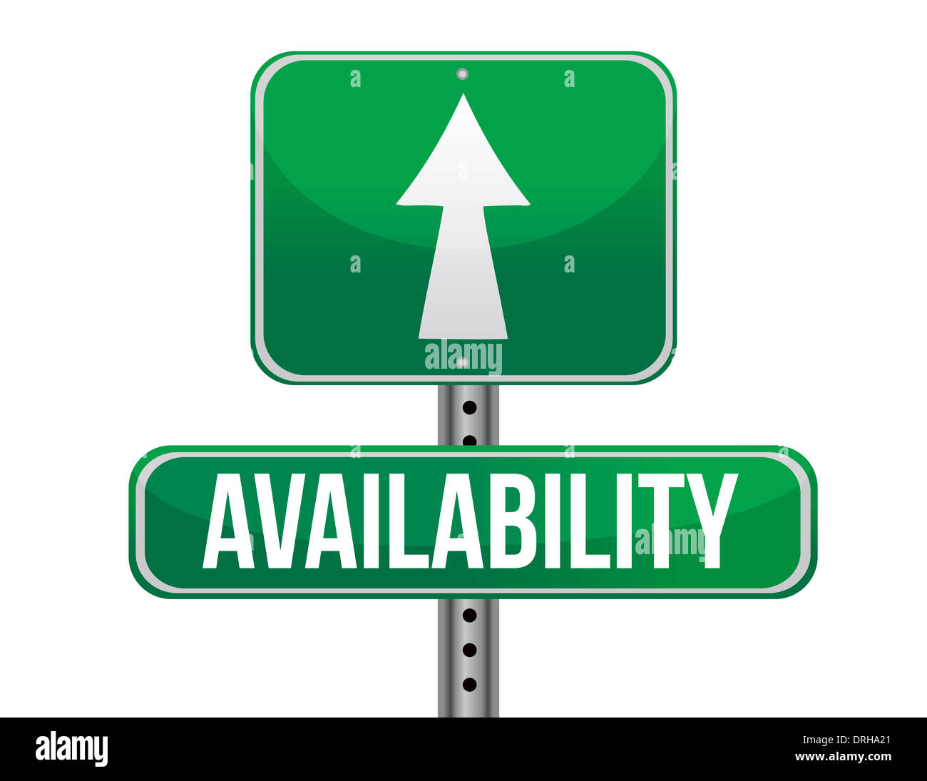 availability road sign illustration design over a white background ...