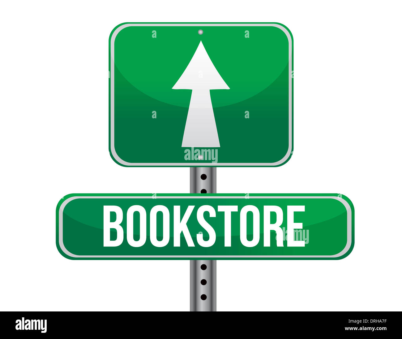 Bookstore road sign Stock Photo - Alamy