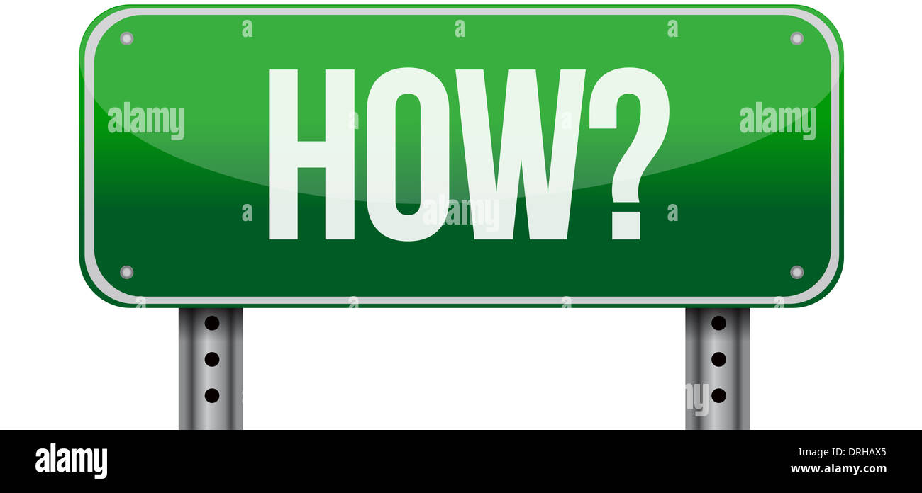 how green road sign illustration over a white background Stock Photo ...