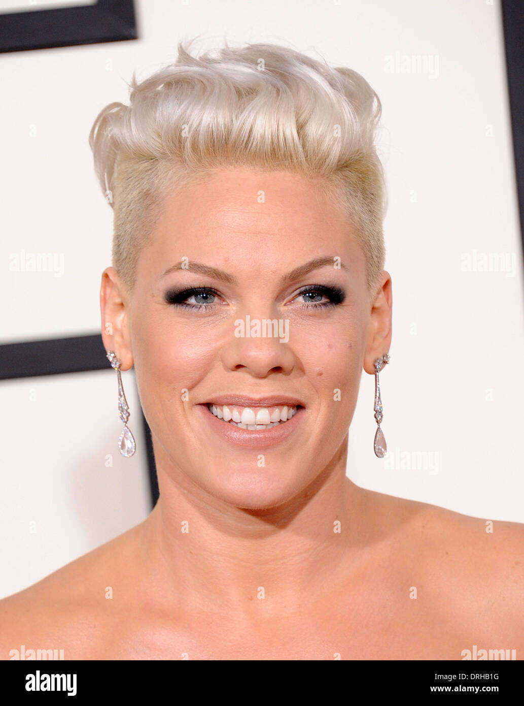 Los Angeles, California, USA. 26th Jan, 2014. Pink arrives for the 56th ...