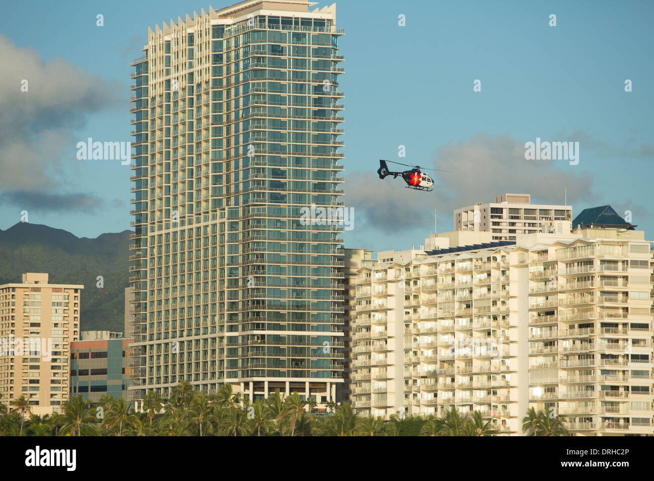 Hawaii. Honolulu Trump Tower Waikiki Beach winter Stock Photo - Alamy