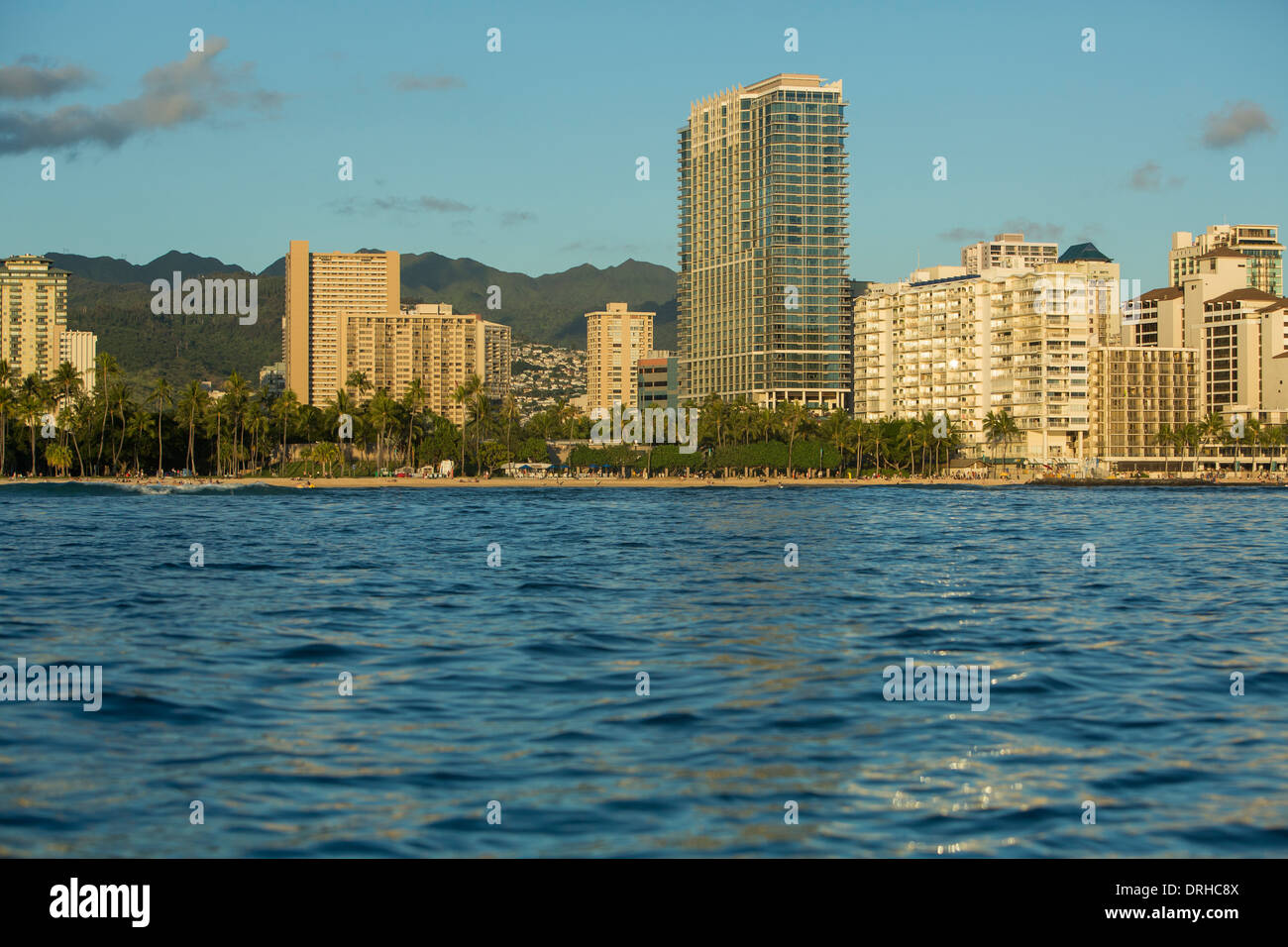 Hawaii. Honolulu Trump Tower Waikiki Beach winter Stock Photo - Alamy