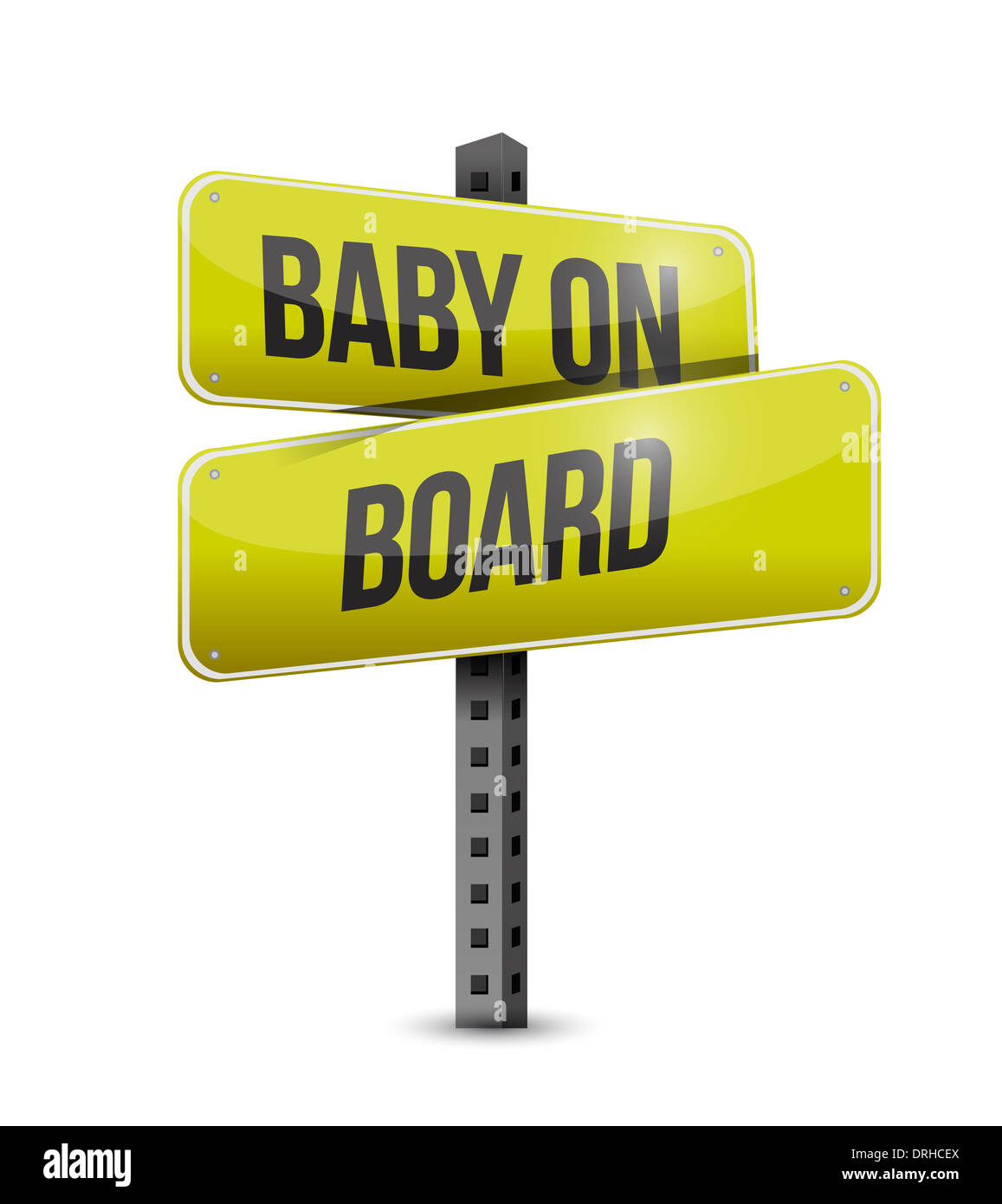 baby on board road sign illustration design over a white background ...