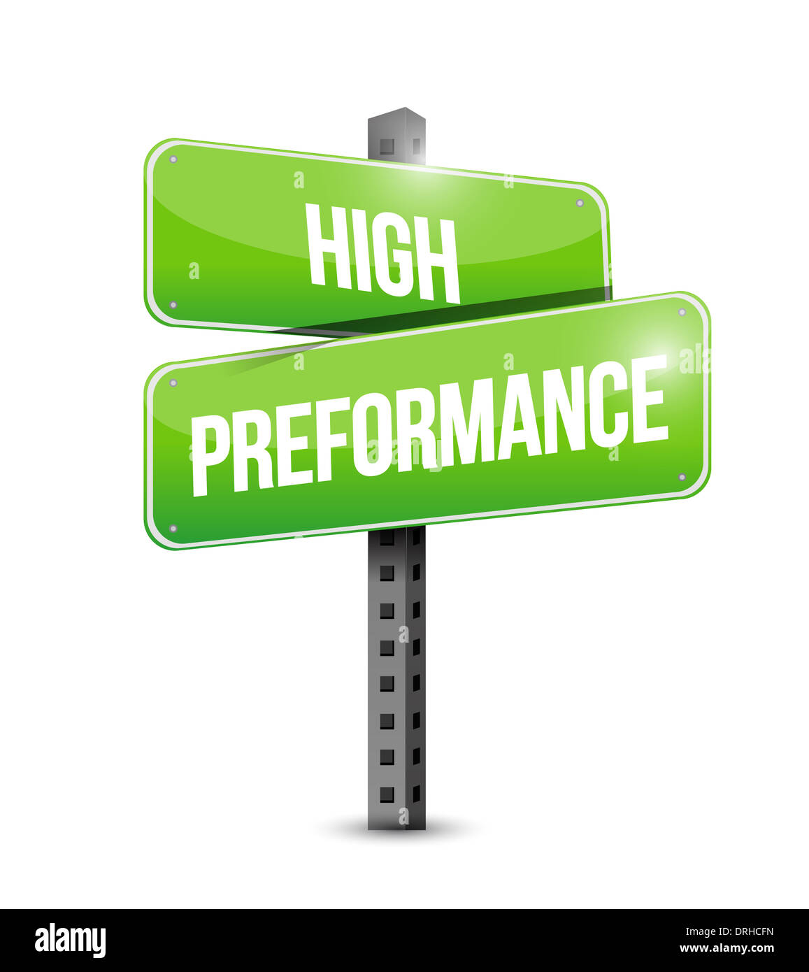 high performance road sign illustration design over a white background ...