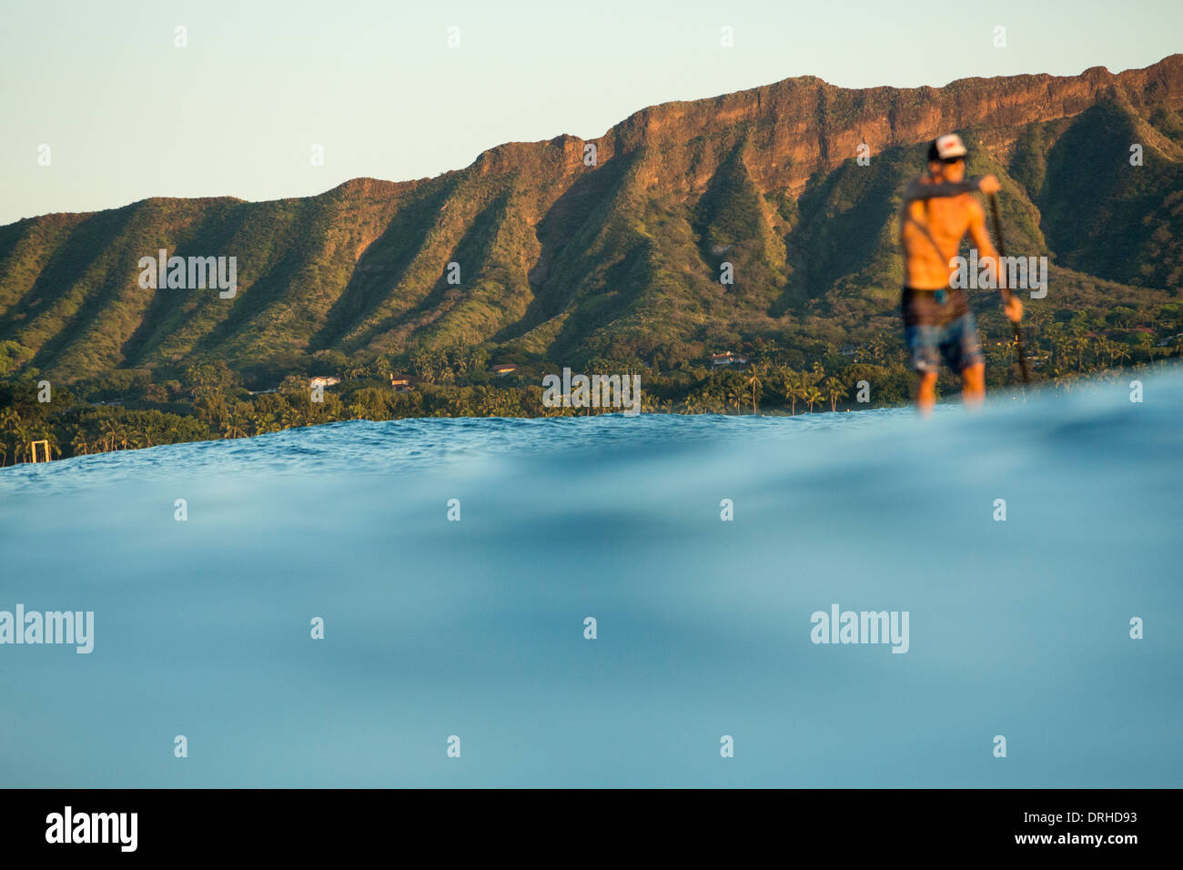 Hawaii Honolulu SUP Stand up Paddle board Waikiki Beach board ocean ...