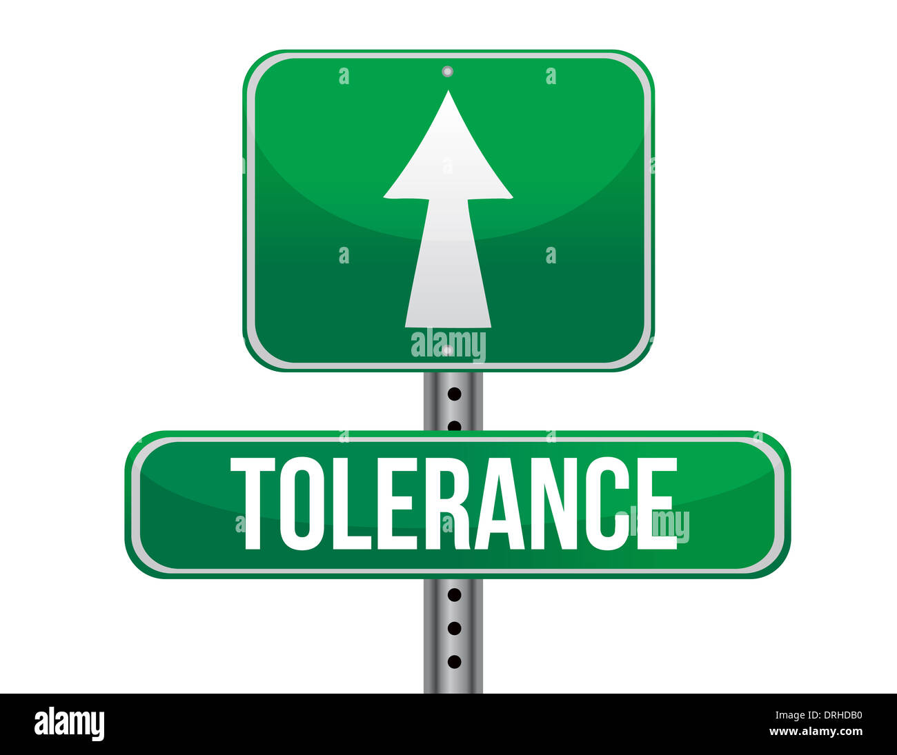 tolerance road sign illustration design over a white background Stock ...