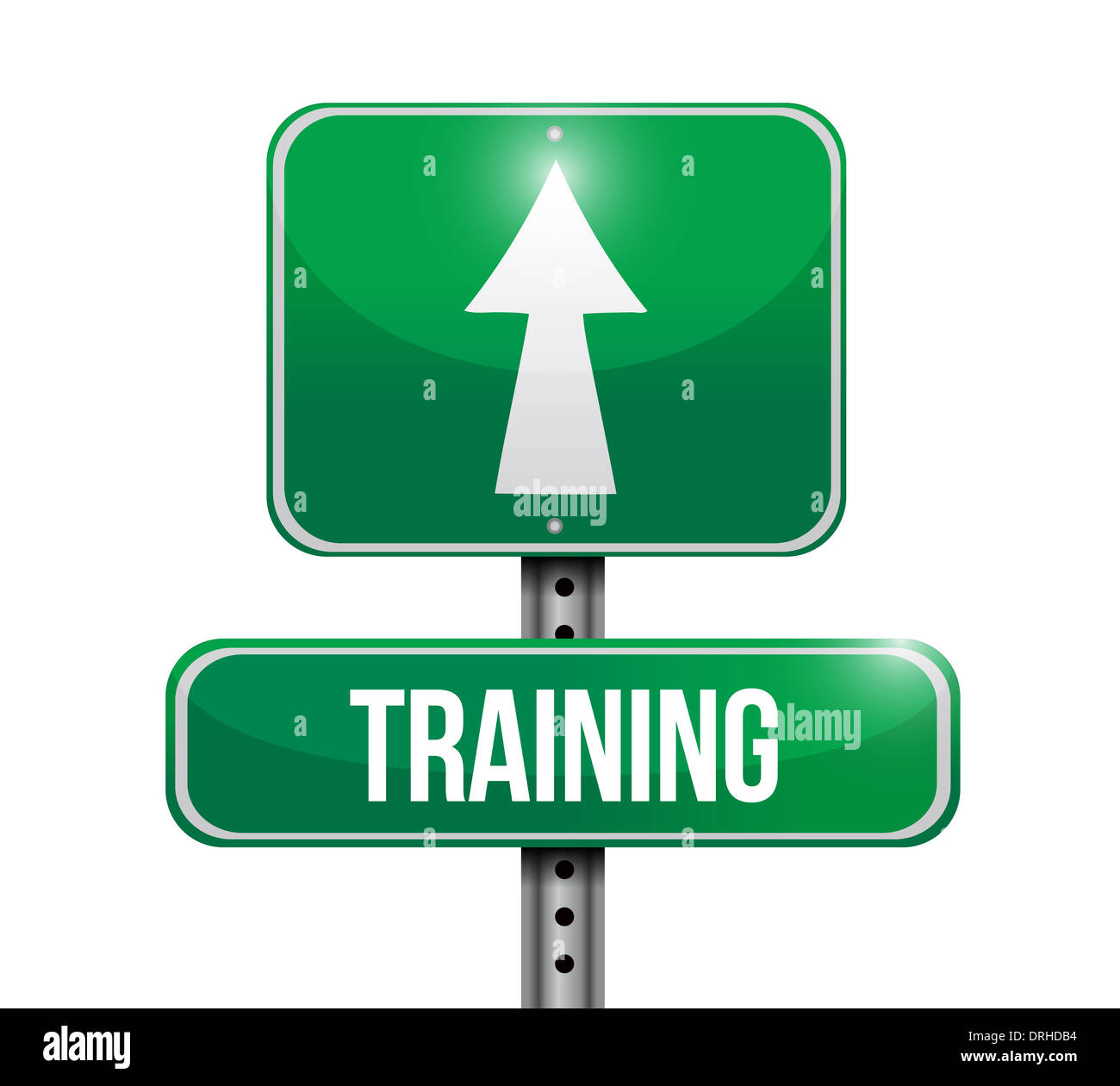 training road sign illustration design over a white background Stock ...