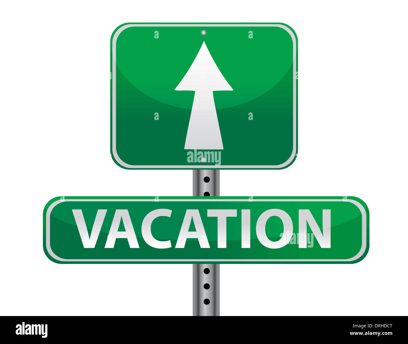 Vacation sign illustration design Stock Photo - Alamy