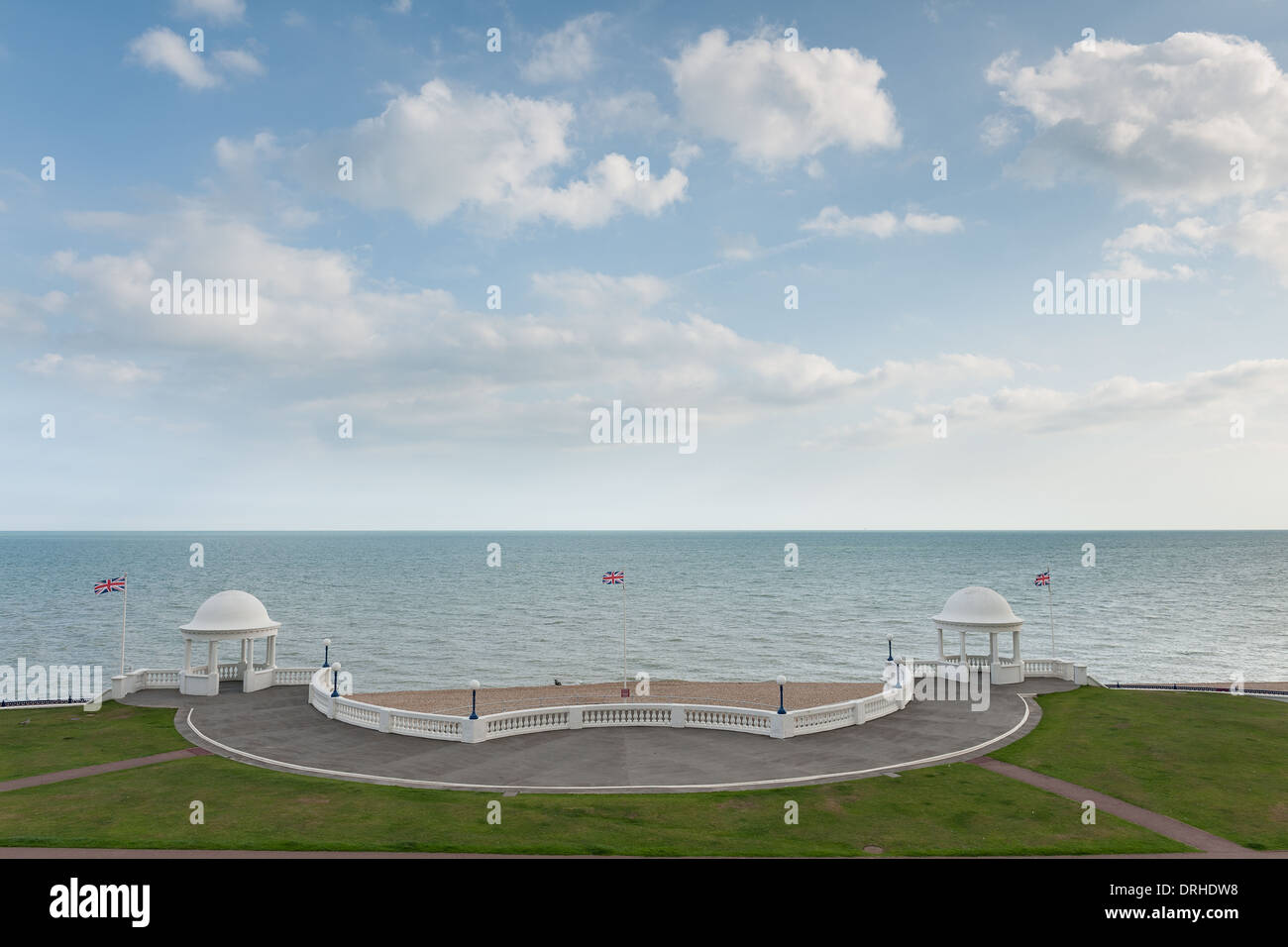 King George V Colonnade from the De La Warr Pavilion and seafront ...