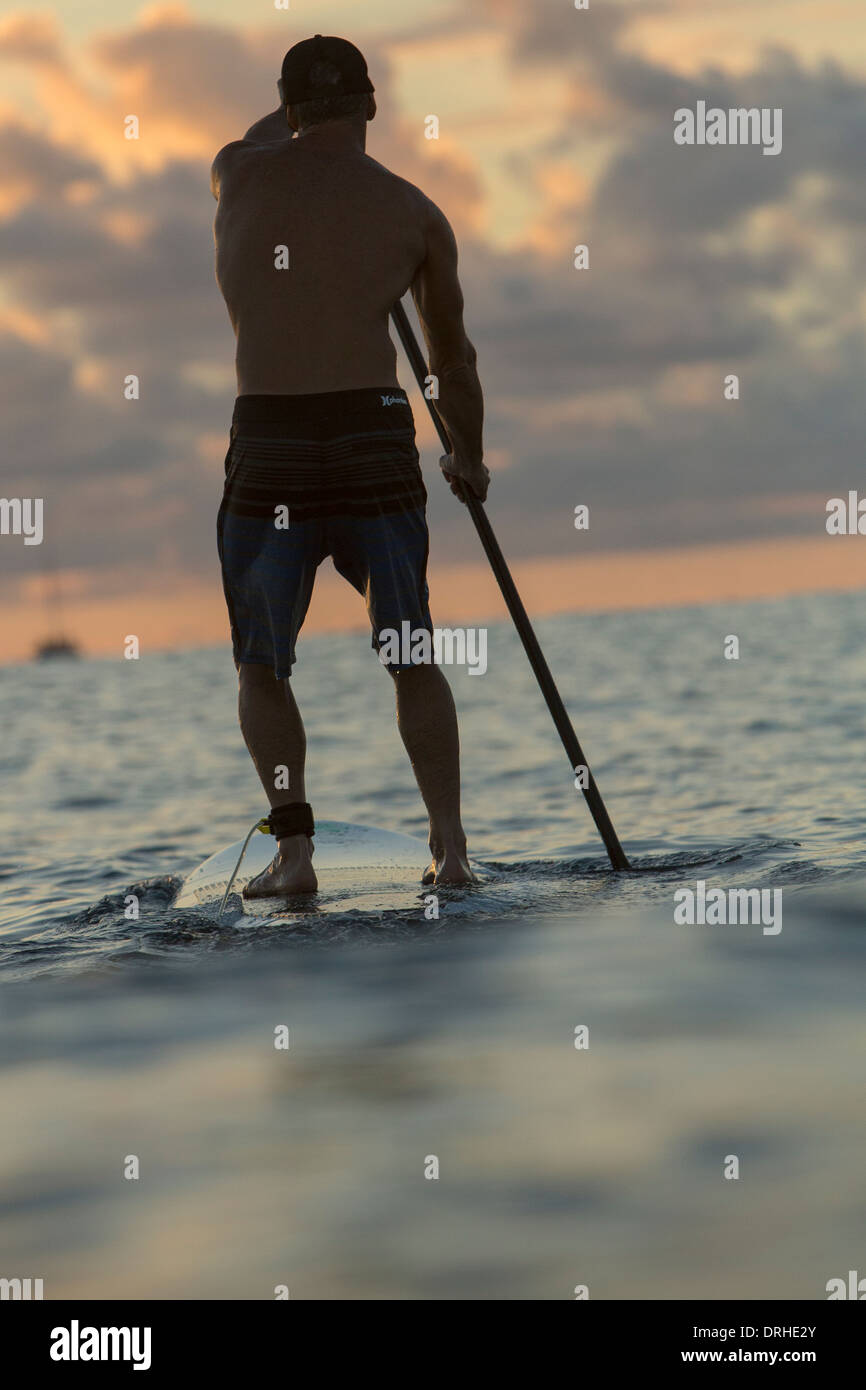 Hawaii Honolulu SUP Stand up Paddle board Waikiki Beach board ocean ...