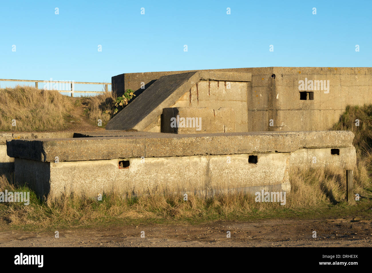 WW2 bunker Suffolk UK Stock Photo - Alamy