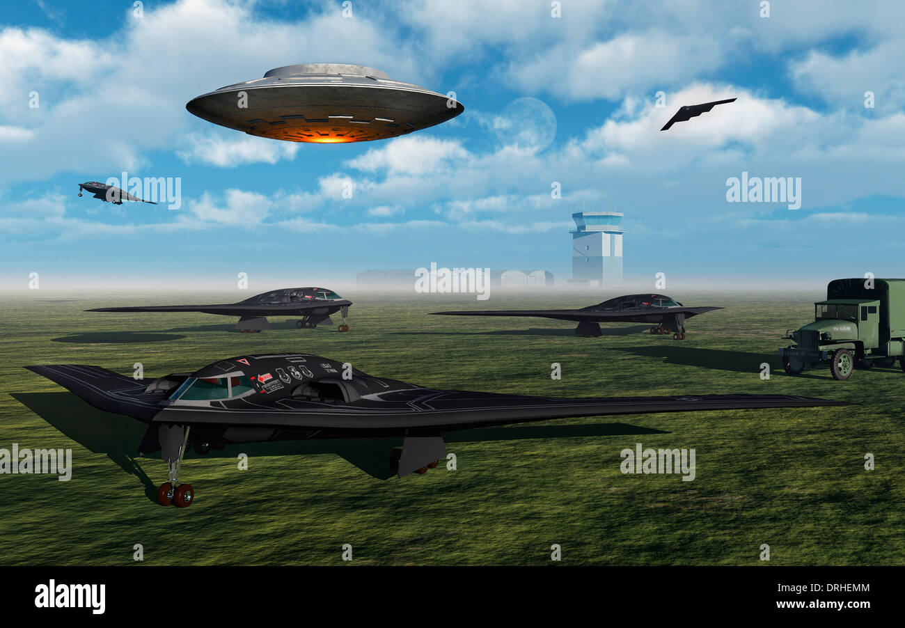 Alien contact military base hi-res stock photography and images - Alamy