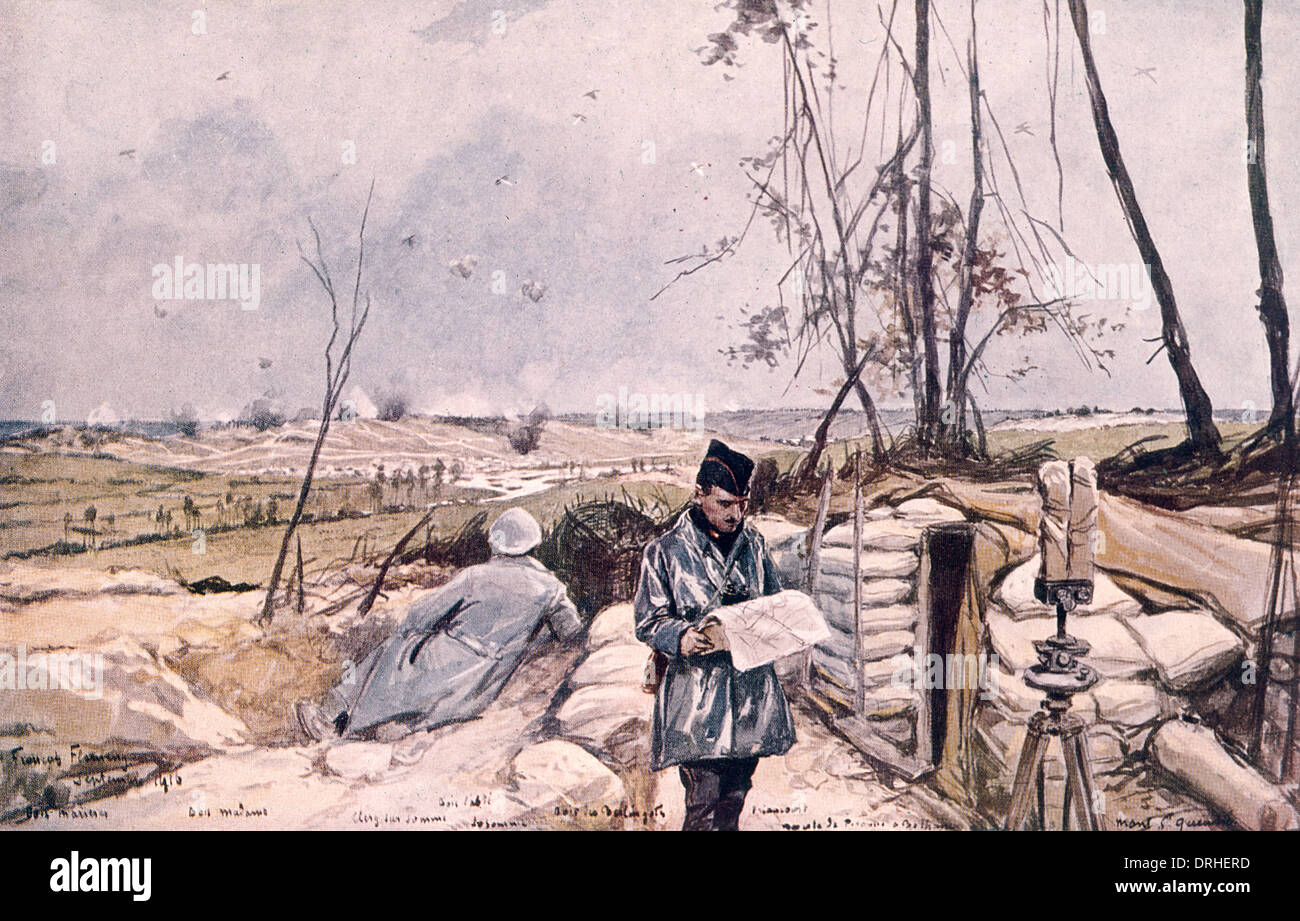 Ww1 Somme Map High Resolution Stock Photography and Images - Alamy