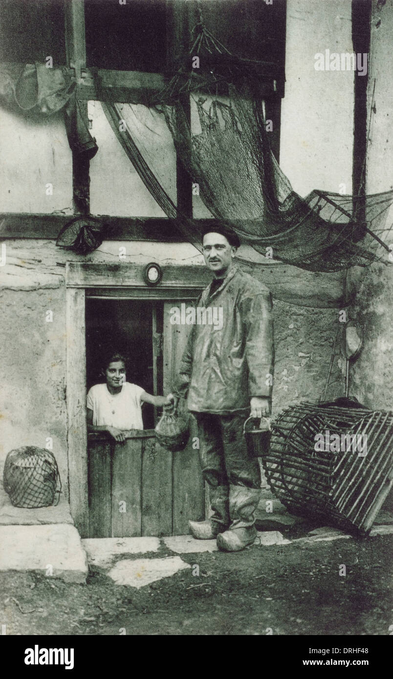 Langoustine Fisherman - Basque Country, France Stock Photo - Alamy