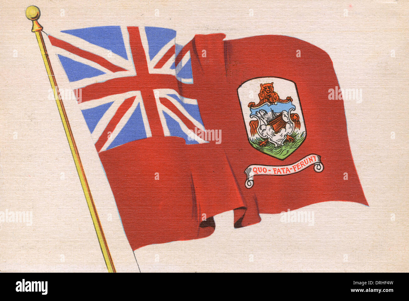 The Flag of Bermuda Stock Photo - Alamy