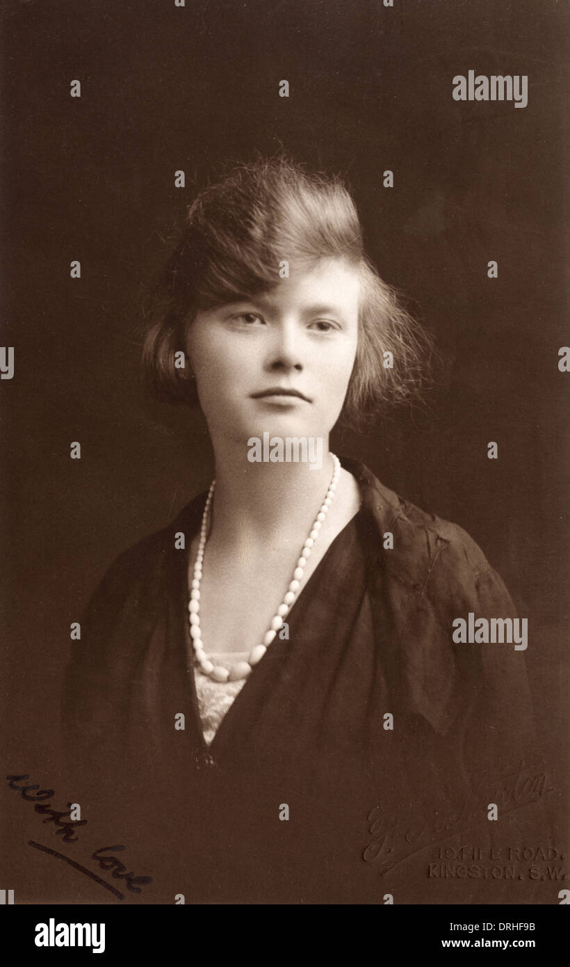 Portrait of a middle class lady Stock Photo - Alamy