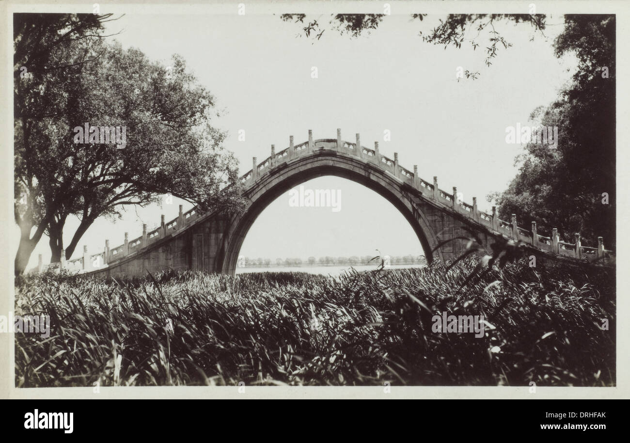 The Stone Jade Belt Bridge - Summer Palace Stock Photo - Alamy
