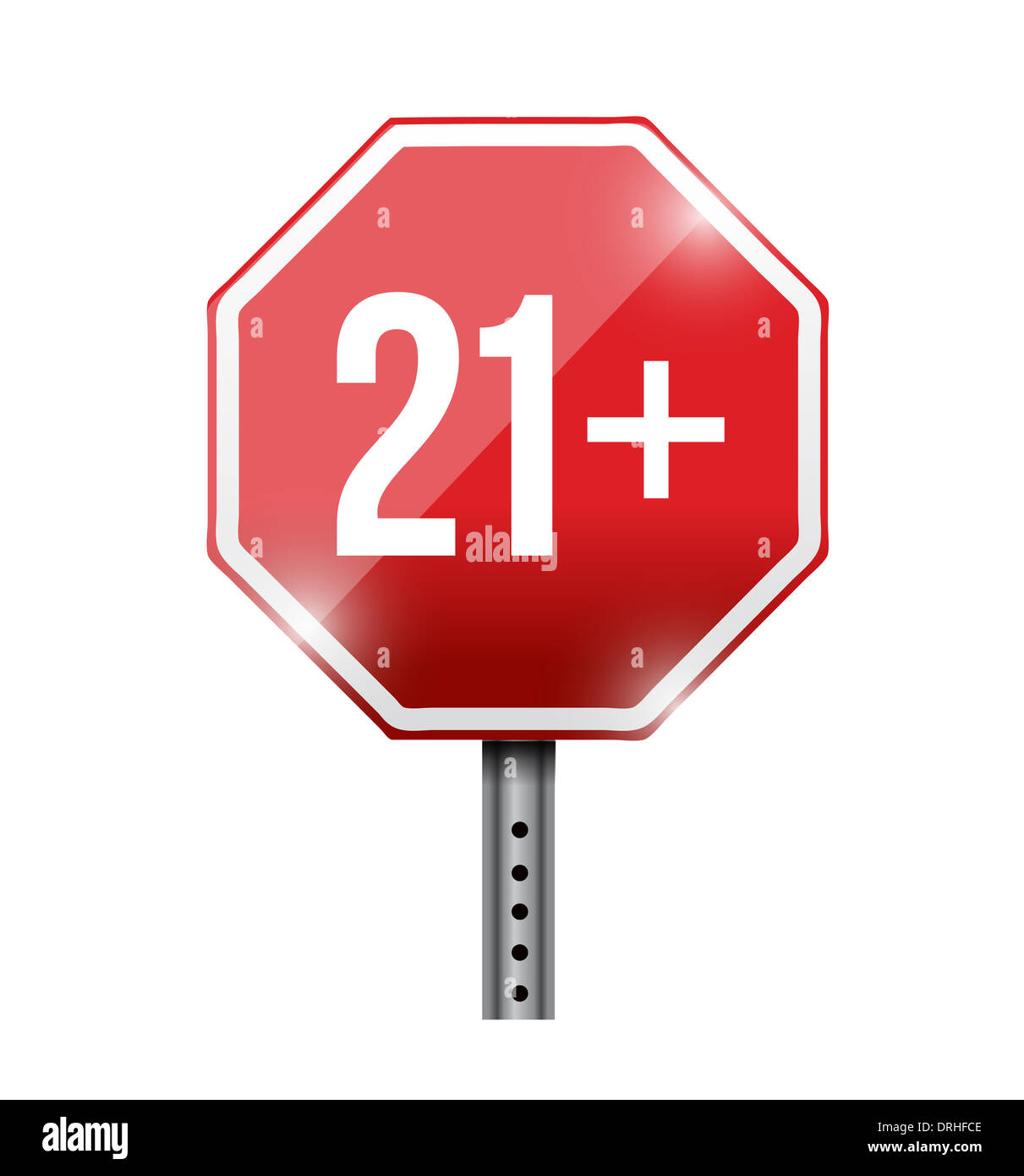 over 21 road sign illustration design over a white background Stock ...