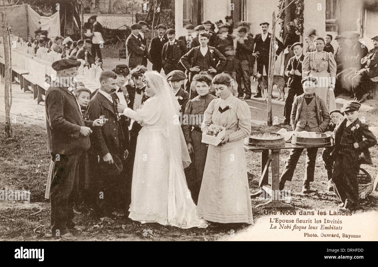French Basque wedding Stock Photo - Alamy