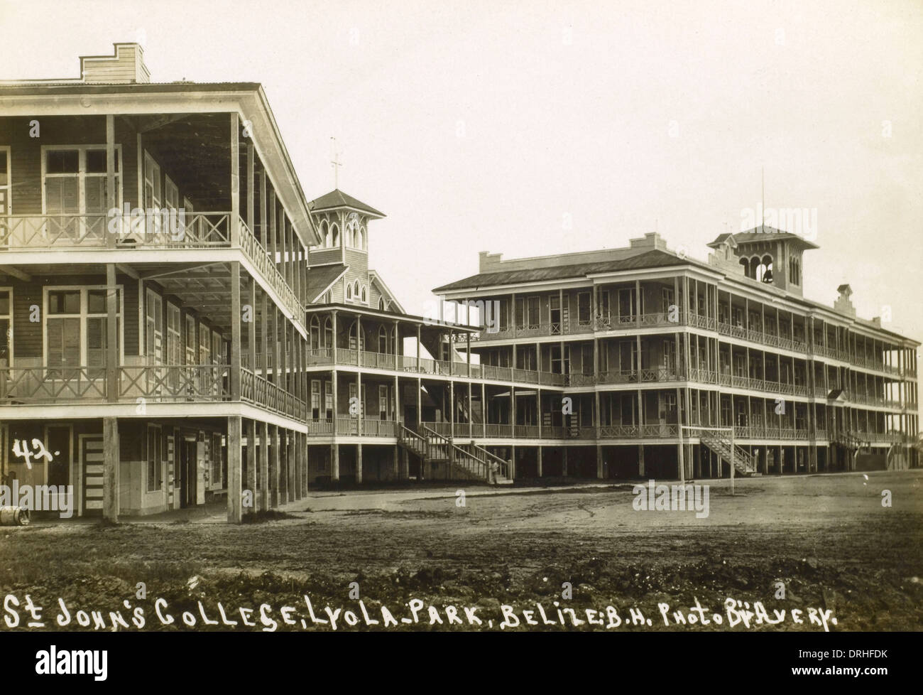 St Johns College, Loyola Park, Belize Stock Photo - Alamy