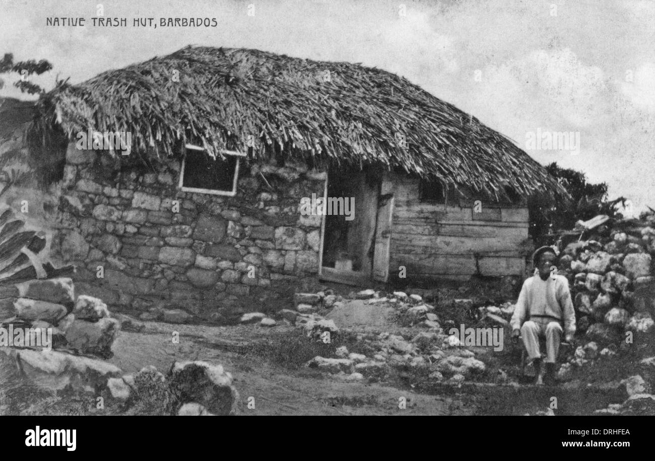 Native Hut - Barbados Stock Photo - Alamy