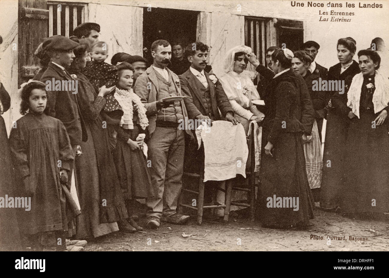 French Basque wedding Stock Photo - Alamy