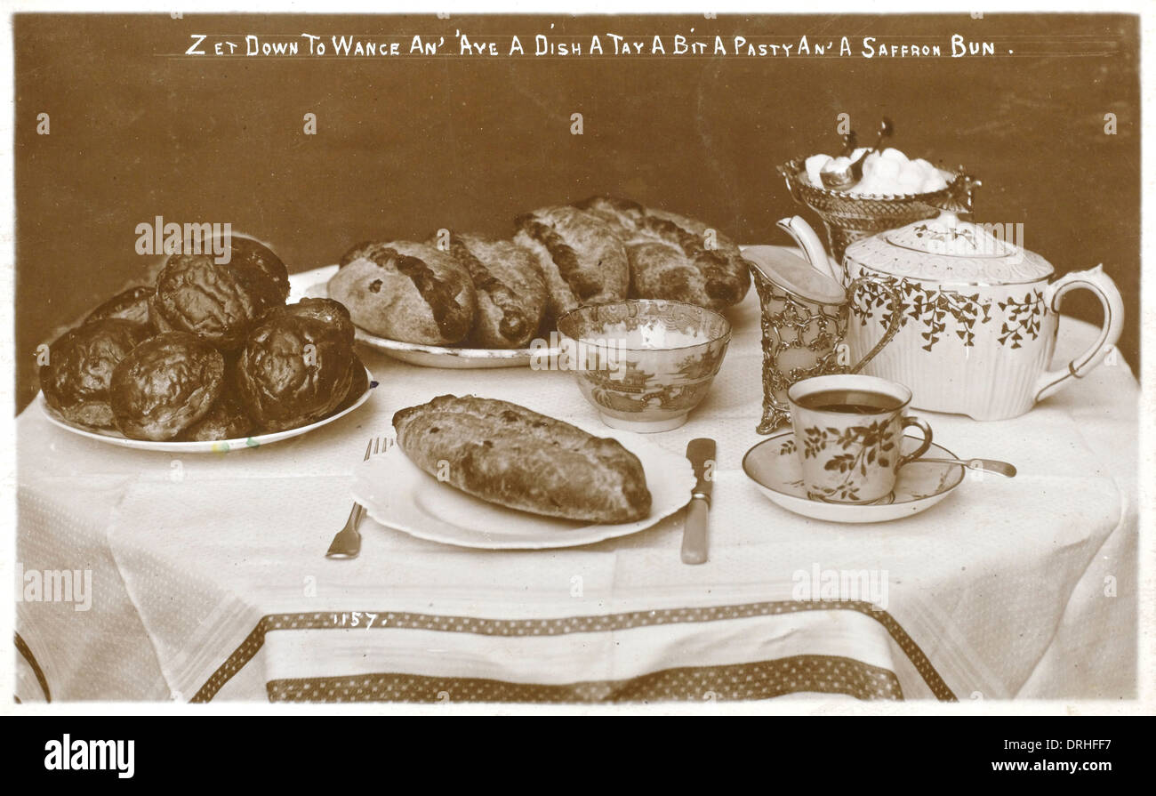 Cornish Traditional Food Stock Photo - Alamy