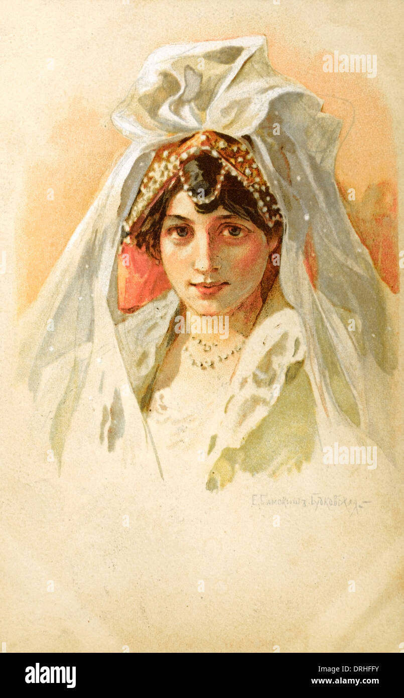 Russian beauty tiara hi-res stock photography and images - Alamy