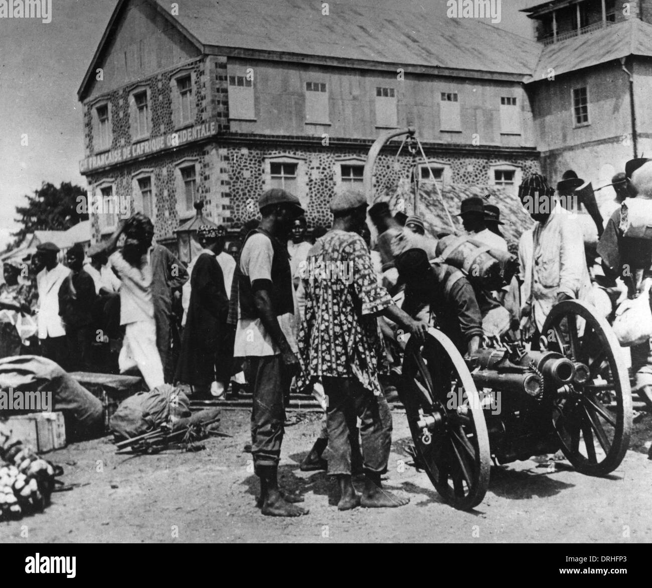 Troops leaving for Duala, Cameroon, Africa, WW1 Stock Photo - Alamy