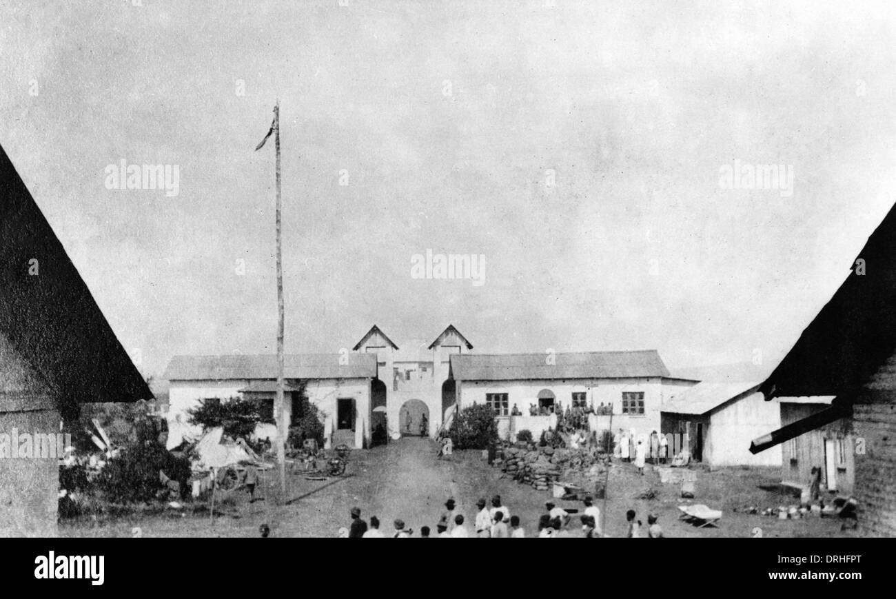 Interior of Fort Dschang, Cameroon, Africa, WW1 Stock Photo - Alamy