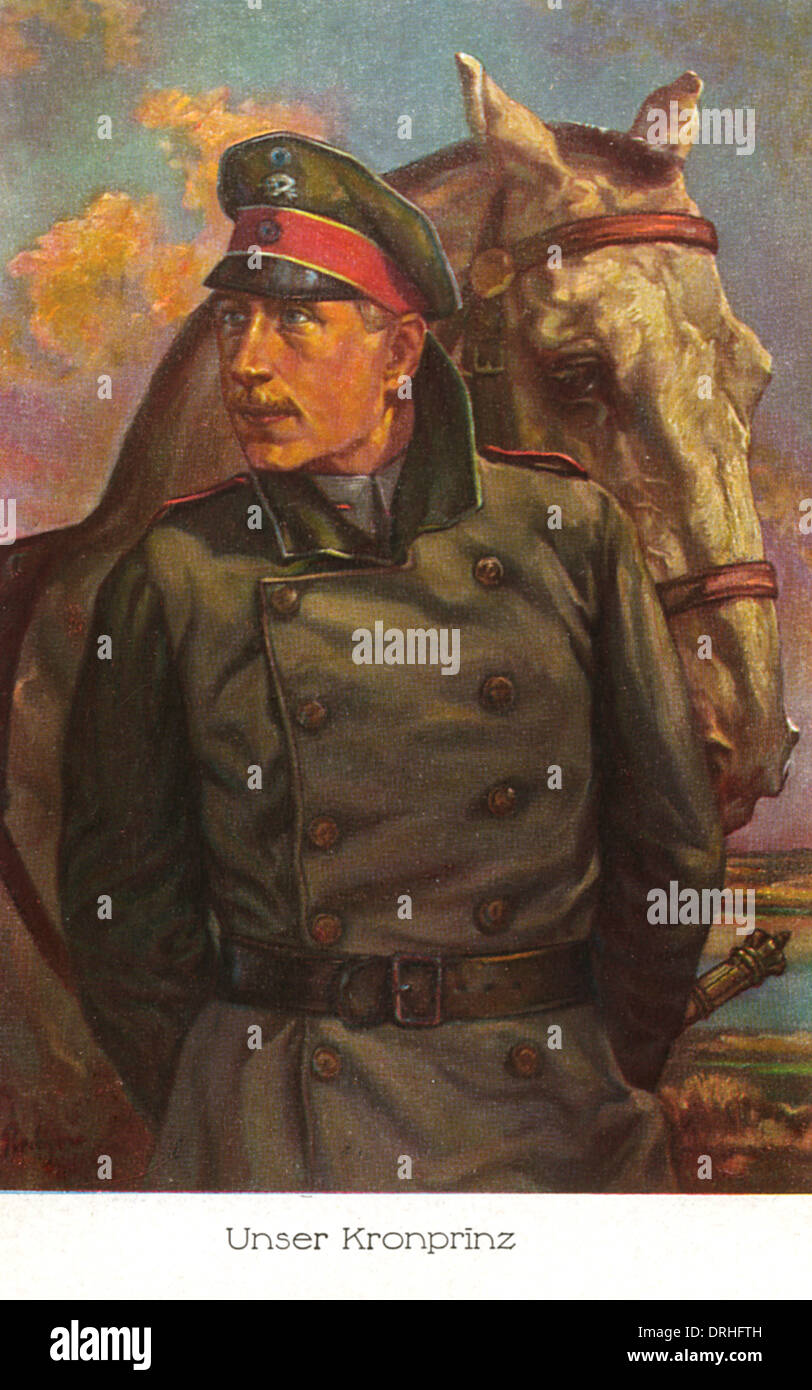 Crown prince wilhelm germany ww1 hi-res stock photography and images ...