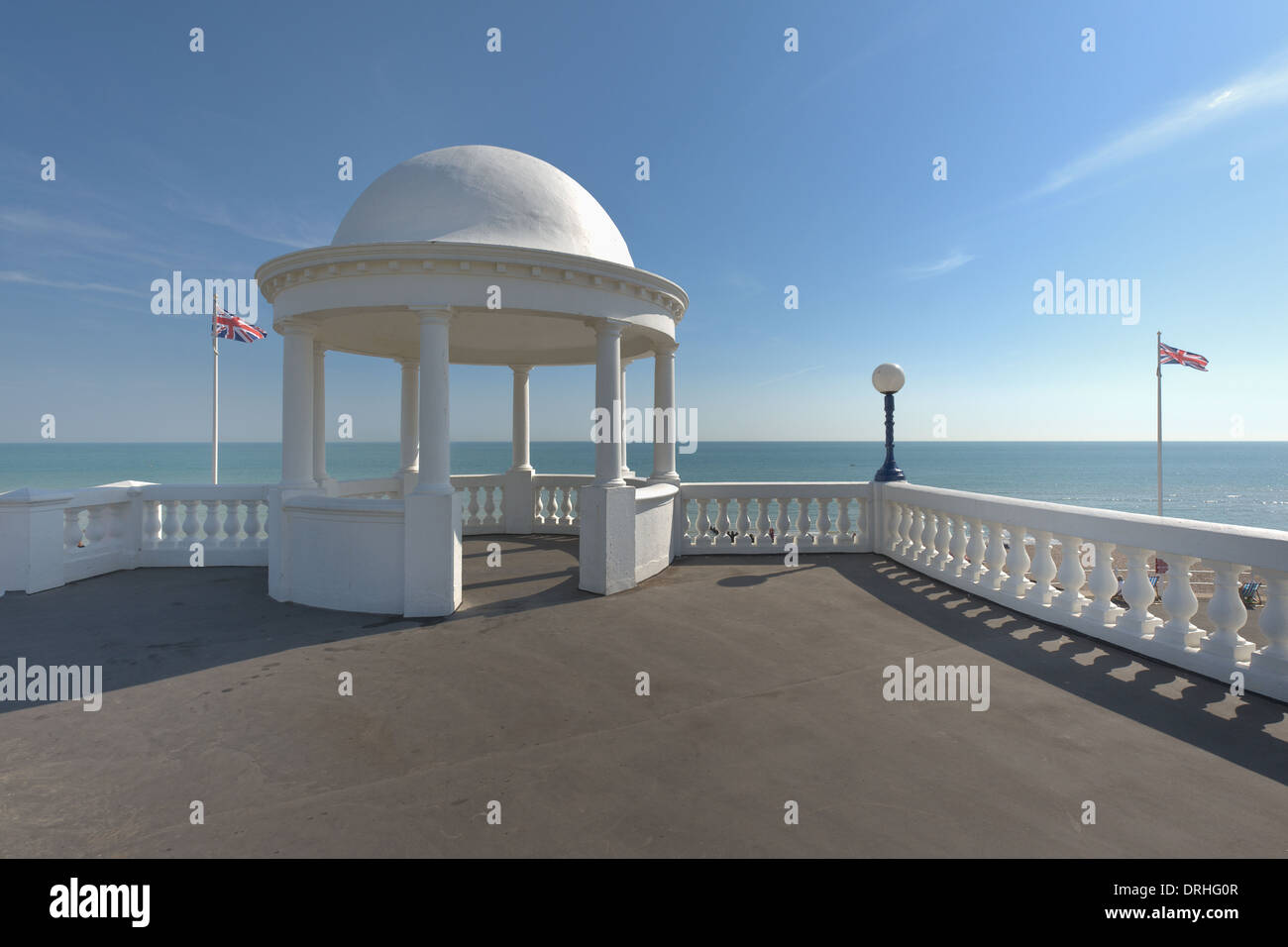 King George V Colonnade from the De La Warr Pavilion and seafront ...