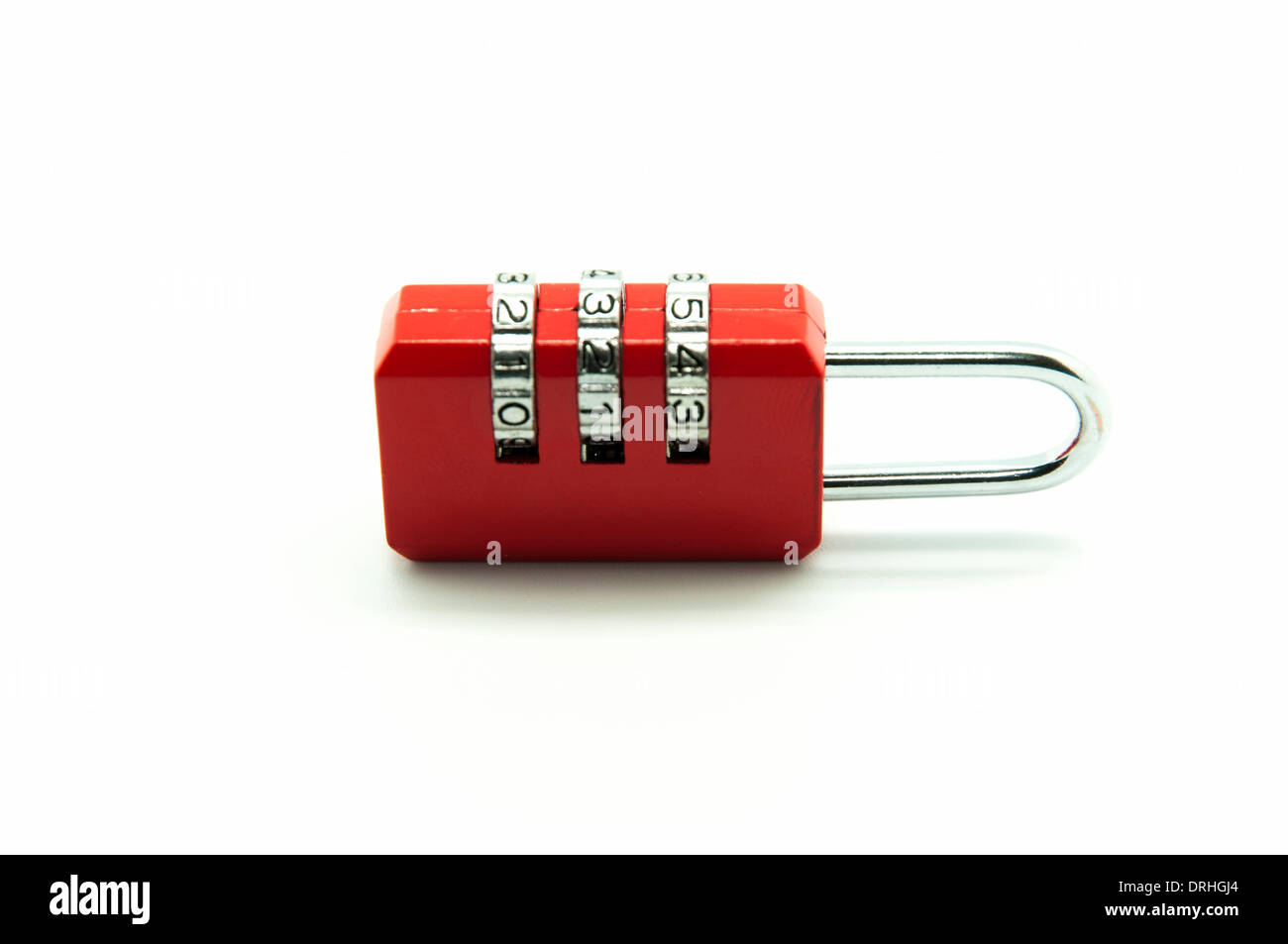 Numeric lock on a white background Stock Photo - Alamy