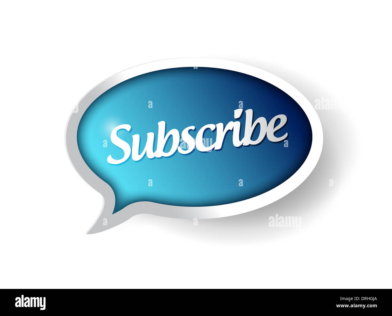 subscribe message communication bubble illustration design graphic ...