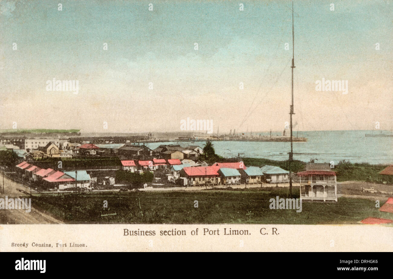 Costa Rica - Port Limon (The Business Section Stock Photo - Alamy