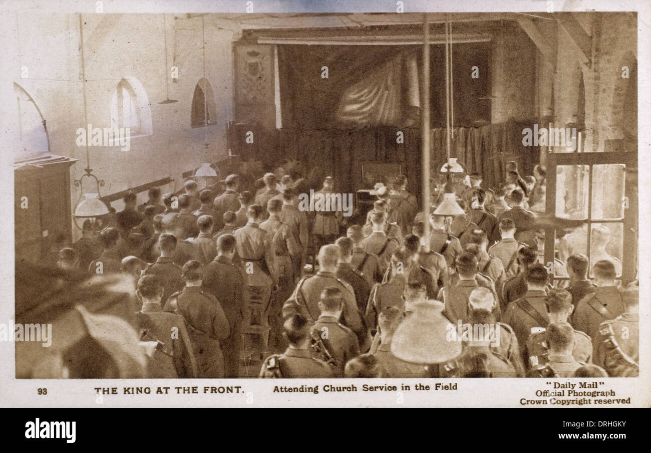 World war one church service hi-res stock photography and images - Alamy