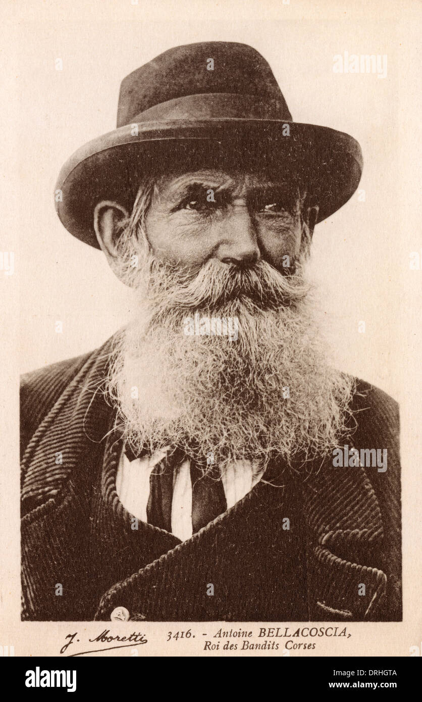 Antoine Bellacoscia - The King of the Corsican Bandits Stock Photo - Alamy