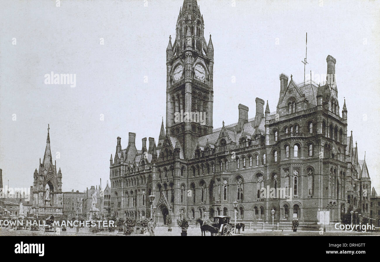 Town Hall, Manchester,Greater Manchester, England Stock Photo - Alamy