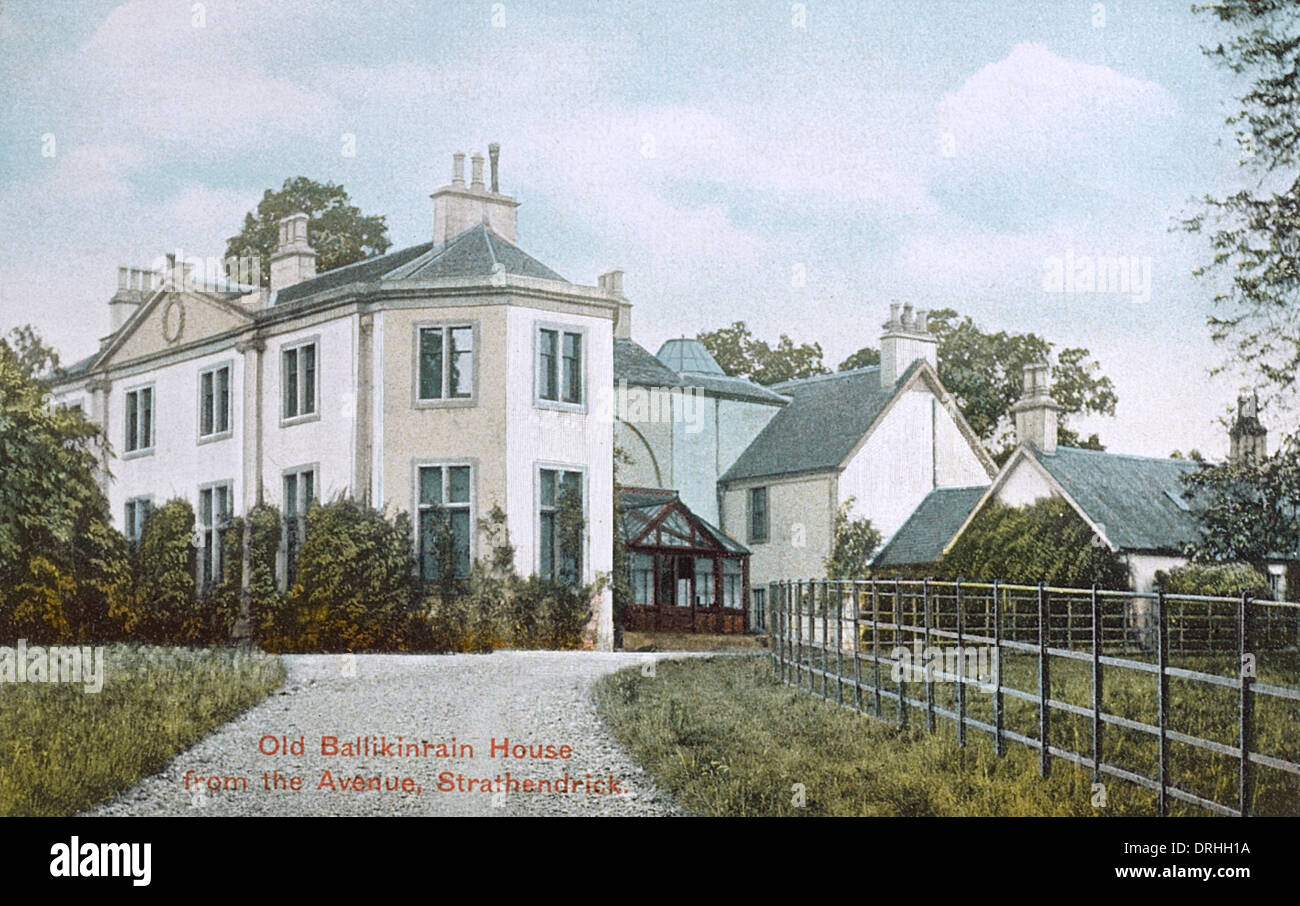 Old Ballikinrain House, Strathendrick, Scotland Stock Photo - Alamy