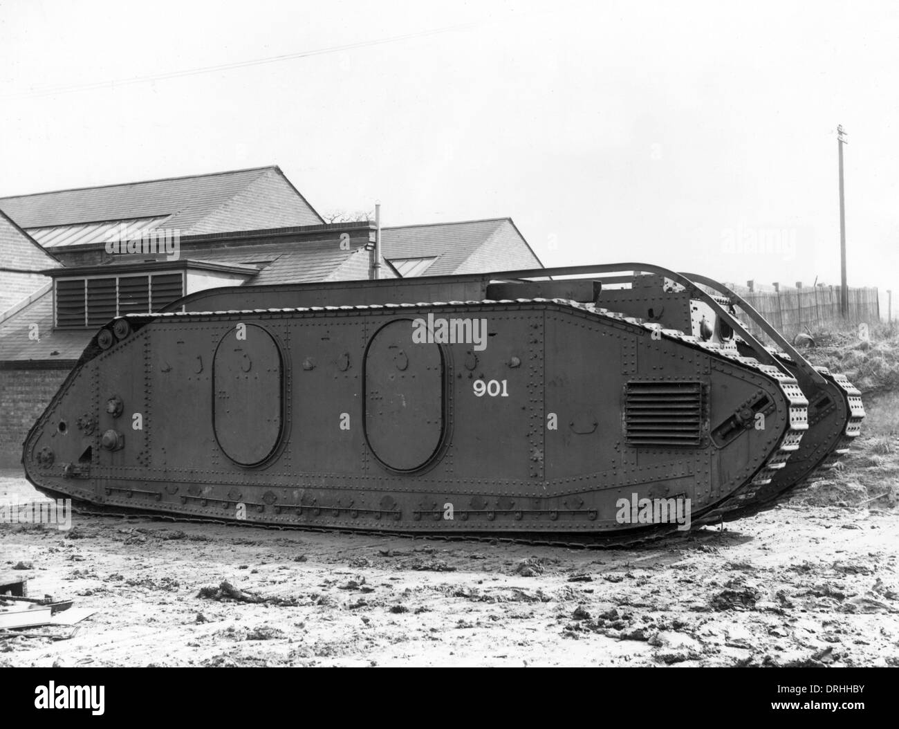 British ww1 tanks Black and White Stock Photos & Images - Alamy