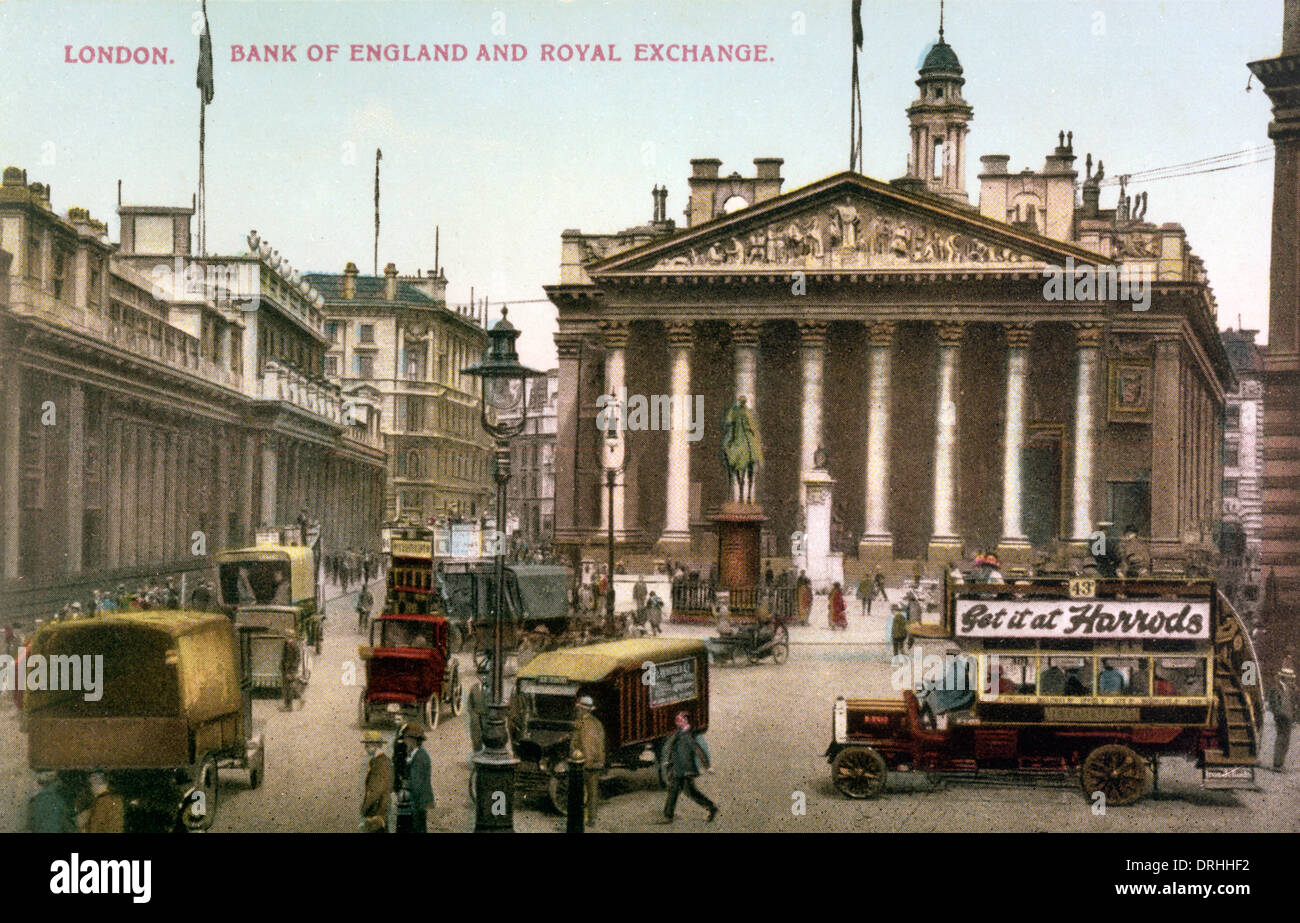 Bank england royal exchange hi-res stock photography and images - Alamy