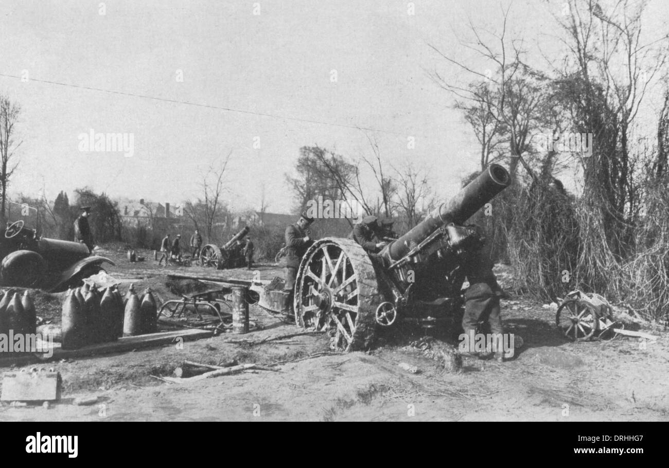 Ww1 gun carriage Black and White Stock Photos & Images - Alamy