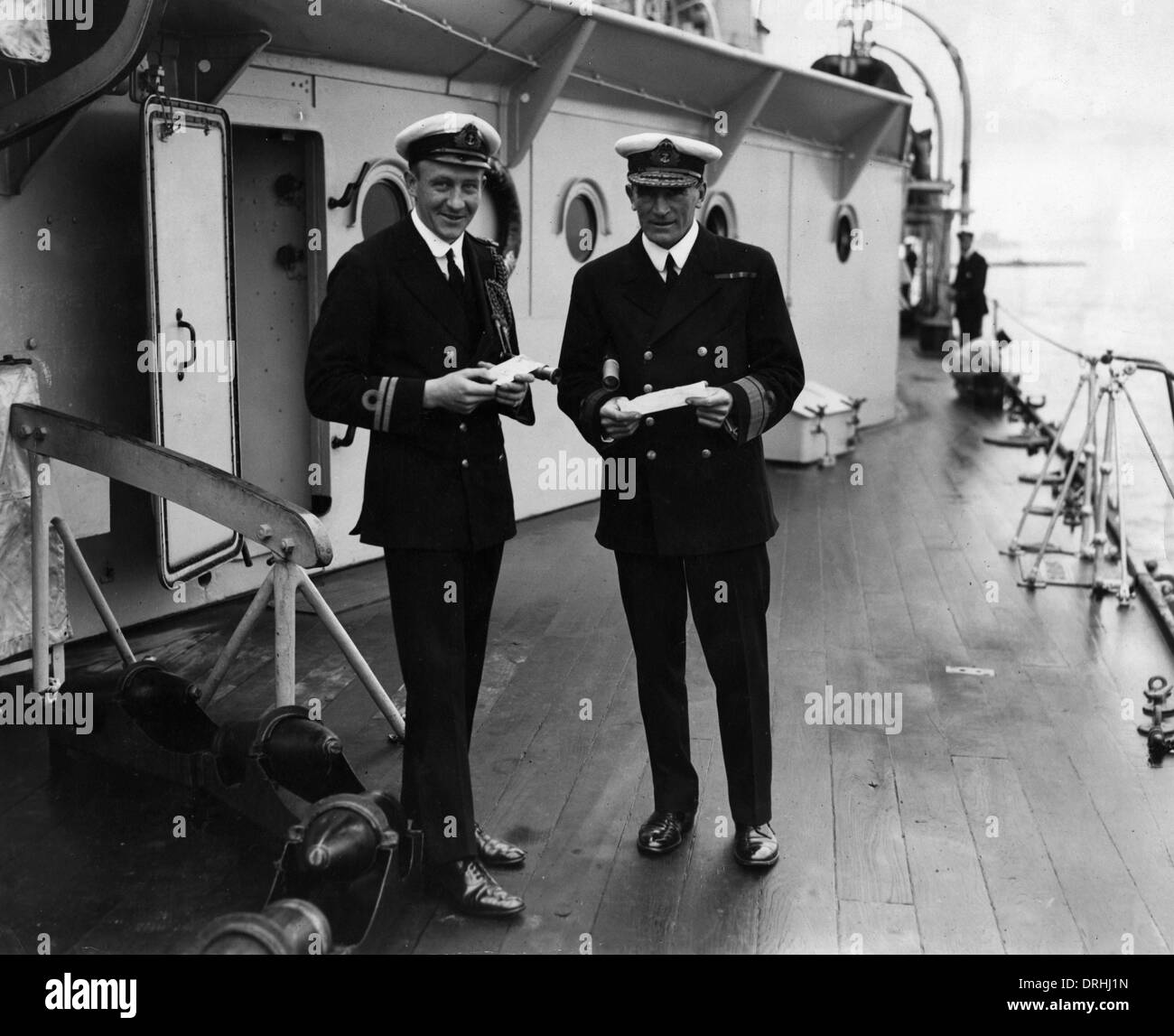 Royal navy commodore Black and White Stock Photos & Images - Alamy