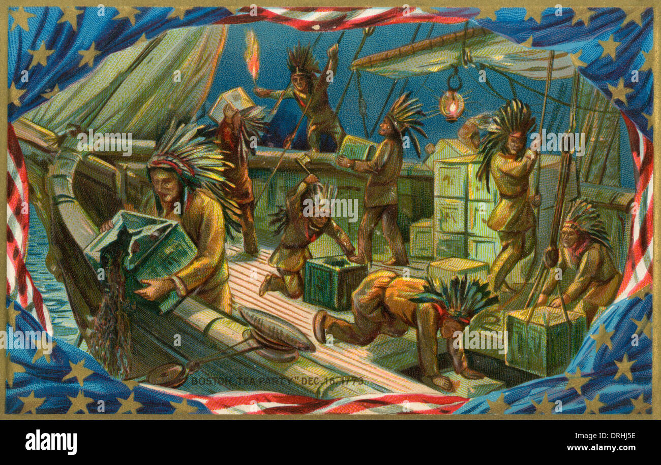 Boston tea party hi-res stock photography and images - Alamy